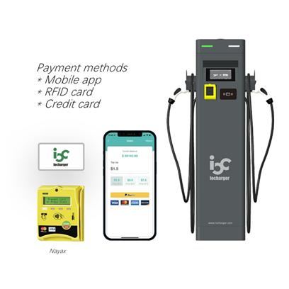 OCPP Public EV Charger Support Credit Card Payment With POS Terminal ...